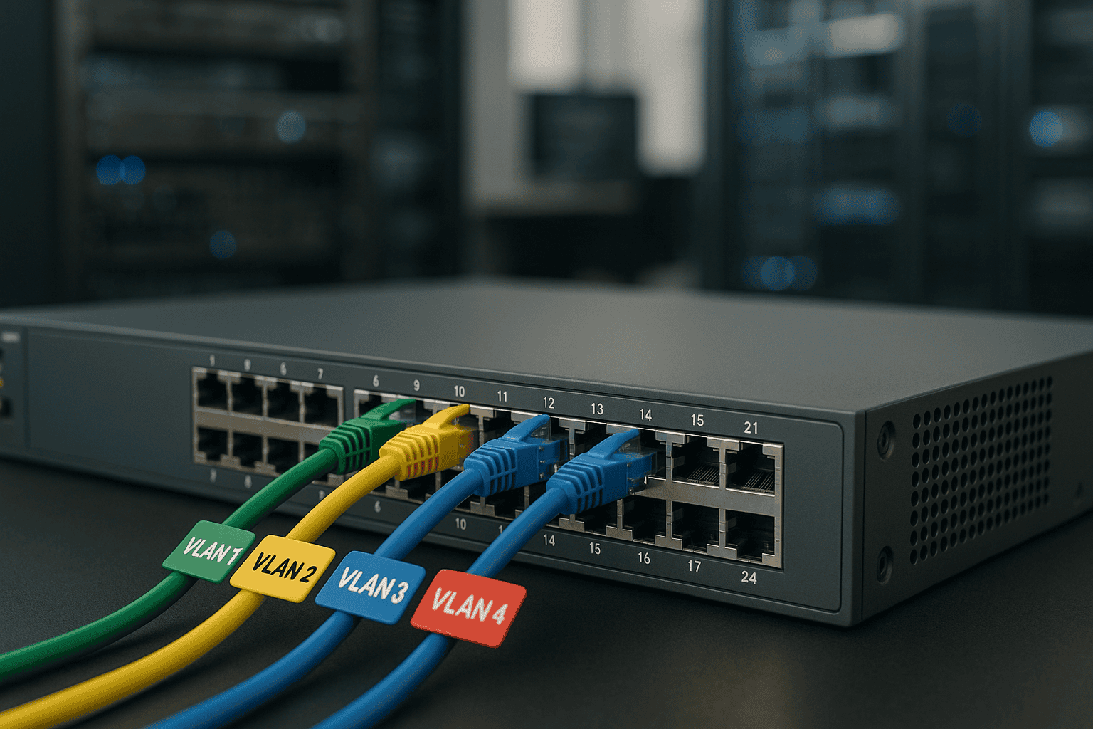 Implementação de VLANs em Switches Comerciais