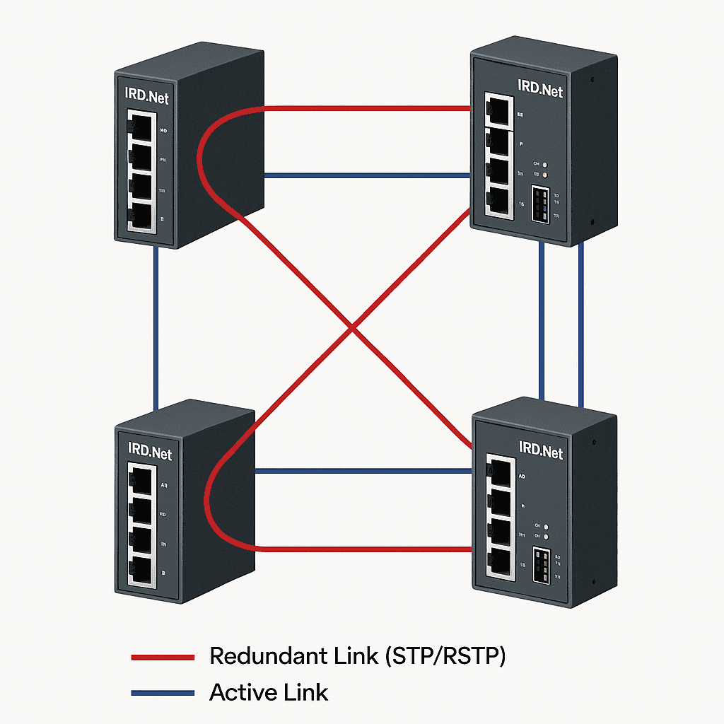 STP e RSTP em Switches IRD.Net: Guia Completo